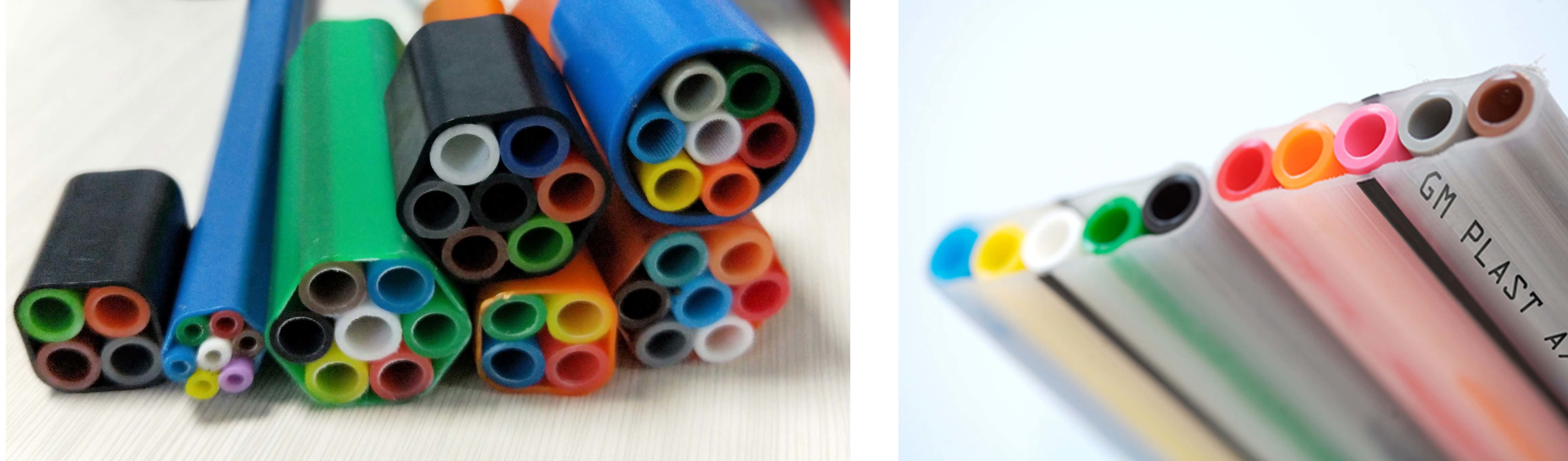 4 Ways 7 Ways Microduct Bundles Extrusion Line PE Jacketed Plastic Pipe ...