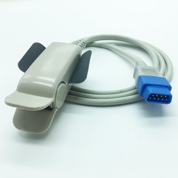 Quality GE Spo2 Sensors Cable Adult Finger TPU 1.1 Meter Compatible TS-F-D TS-SA-D for sale