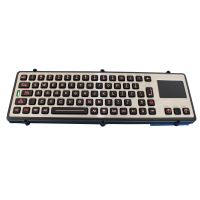 Quality Backlight sealed & ruggedized Industrial Keyboard With Touchpad RoHS CE FCC IP65 for sale