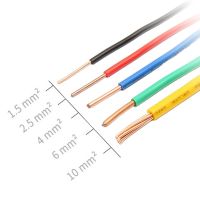 Quality 450/750V Flame Retardant 2.5mm 4mm Copper PVC Insulated Electrical Wire Cable for sale