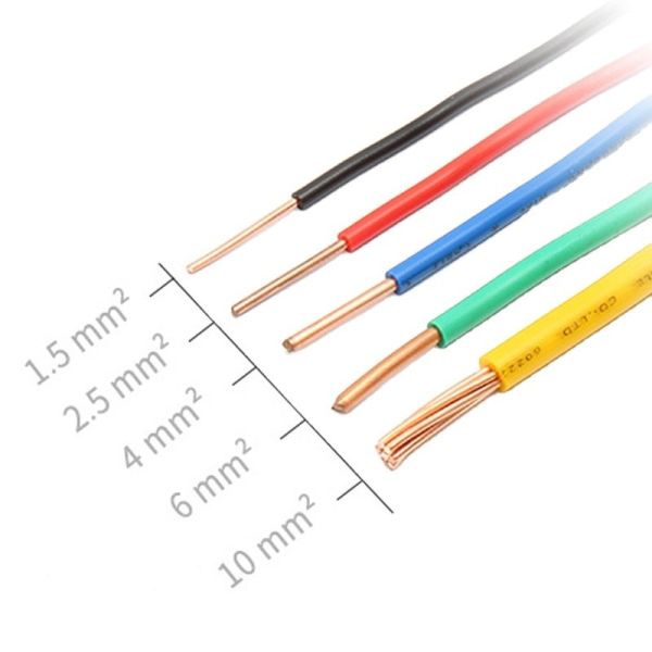 Quality 450/750V Flame Retardant 2.5mm 4mm Copper PVC Insulated Electrical Wire Cable for sale