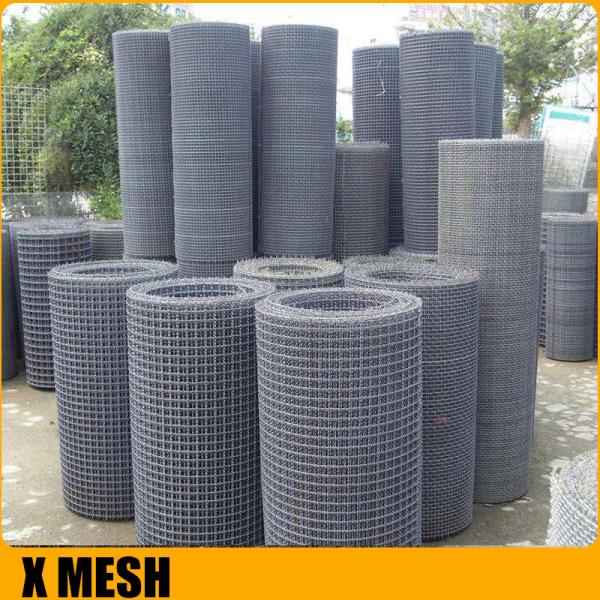 Quality 0.6-8m Twill Weave Wire Mesh Vibrating Screen , 30m/Roll 16 Gauge Welded Wire for sale