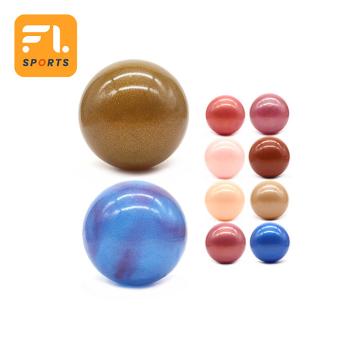 Quality 15cm - 19cm PVC Custom Logo Availabled Glitter Rhythmic Gymnastics Ball for sale