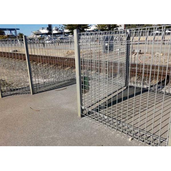 Quality PVC coated BRC Roll Top Welded Wire Mesh Fence 100x300mm for sale