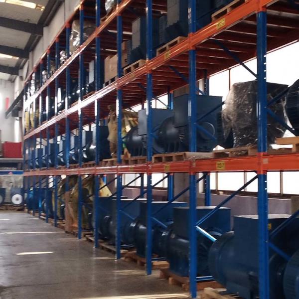 Quality Powder Coated Adjustable Pallet Rack Shelving / Warehouse Rack for sale