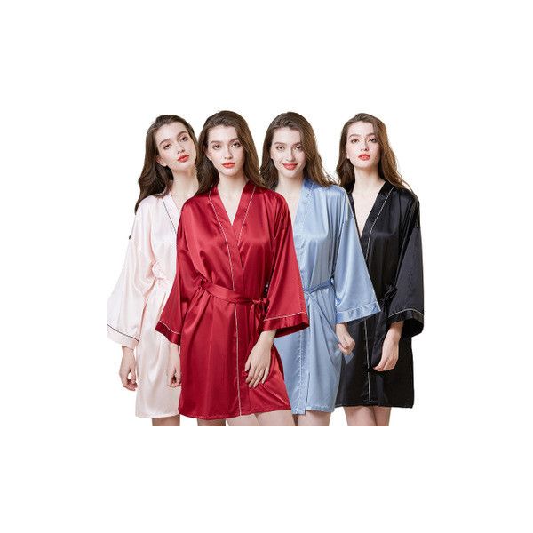 Quality 150-200Gsm ODM V Neck Evening Sexy Mulberry Silk Nightgown Dress For Womens for sale