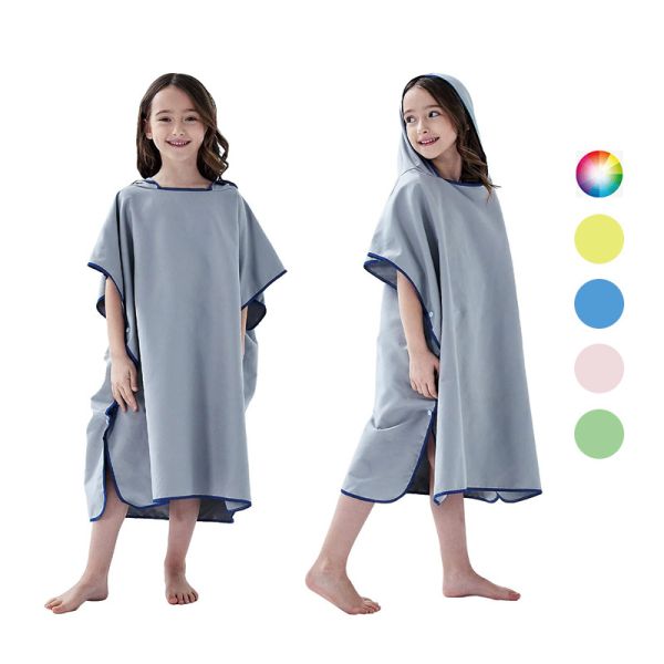 Quality Microfiber Womens Surf Poncho Changing Robes For Swimming for sale