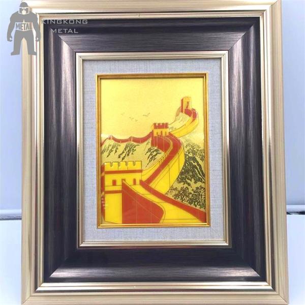 Quality Home Decoration Metal Frame Art , Aluminium Steel Brass Metal Photo Frame for sale