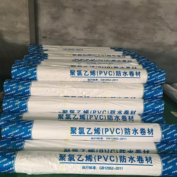 Quality Durable Reinforced Pvc Roof Deck Membrane 20m Length Long Lasting Pvc Roofing Membrane for sale