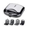 Quality 4 3 In 1 Mini Waffle Sandwich Makers Breakfast Toaster 850W for sale