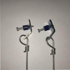 Quality 2.67mm 12GA Acoustical Pre Tied Hanger Wire 135 Deg Clip 135 Deg Clip for sale