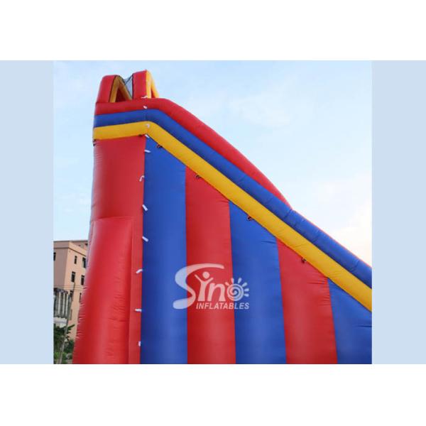 Quality 10m high giant inflatable water slide for adults made of 0.55mm pvc tarpaulin for sale