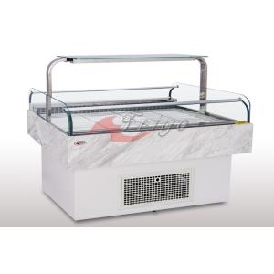 Quality New Island Open Chiller - For Cheese - Sweet - Stainless Steel Shelf - 2 to 6 for sale