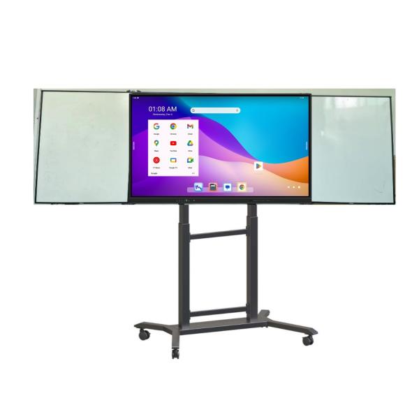 Quality 75"android Multi Finger Pen Touch 4K UHD LED Smart Blackboard Google PC Camera for sale