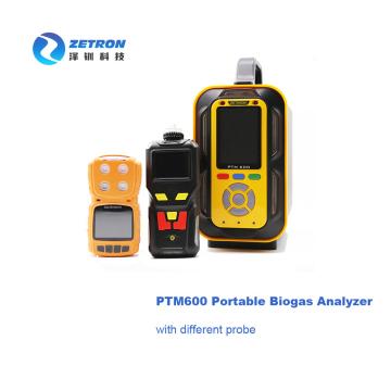 Quality Six In One Portable Biogas Analyzer for Gas Station Built in mini printer for sale