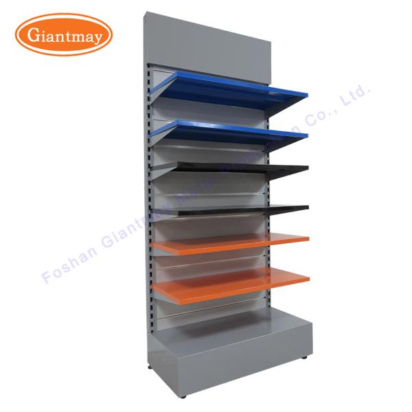 Quality Retail Cosmetic Angled Slatwall Shelves Cigarette Display for sale