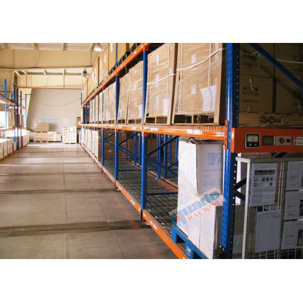 Quality Warehouse Powered Mobile Racking , 10 Meters Height Movable Racks Storage For for sale