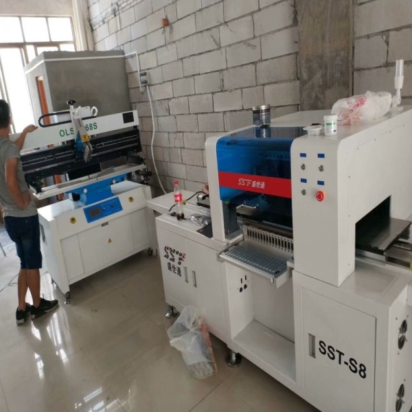 Quality 1.5m Semi Automatic Stencil Printer Machine For LED Tube Light / Strip Light for sale