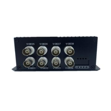 Quality 8 Port Analog Video Digital Optical Converter Multiplexer Over Coaxial Cable for sale