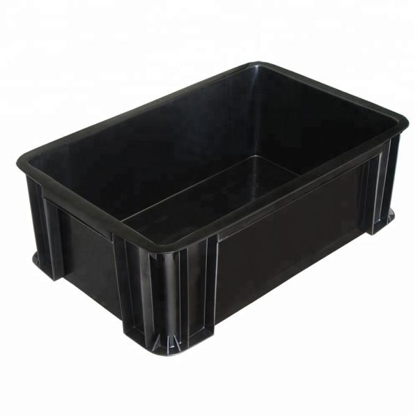 Quality Various Size Black Durable Circulation ESD Storage Box For Electronic Components for sale