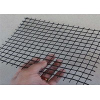 Quality Asphalt Reinforcement 1000 Degree 25KN Glass Fiber Geogrid for sale