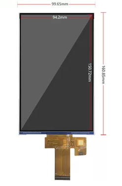 Quality High-Definition High Brightness 800 X 1280 LCD Display Module for sale