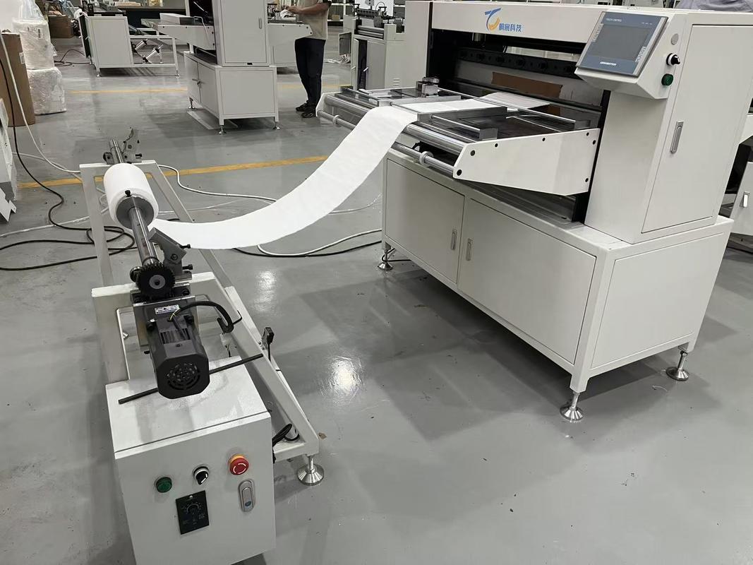 HEPA Filter Paper Pleating Machine in operation