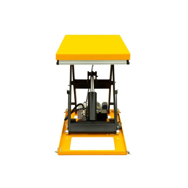 Quality 1ton Hydraulic Scissor Lifting Table For Manual Cargo Handling  2.2kw for sale