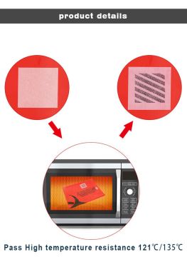 Plastic PP Autoclavable Biohazard Waste Bags With Temperature Indicator 1