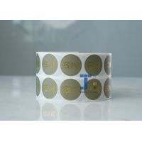 Quality Customization Round Shape Hot Stamping Labels With Digital Printing for sale