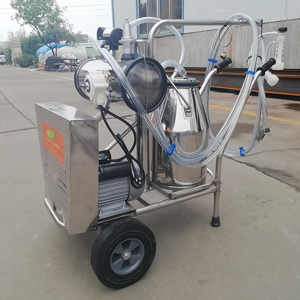 Quality 2 Buckets 220L/Min Cow Farm Milk Machine 24 Cows Per Hour for sale