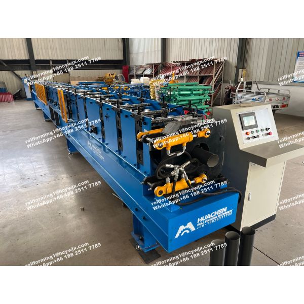 Quality Round Rainspout Roll Forming Machine For Rainwater Downpipe / Water Pipe for sale