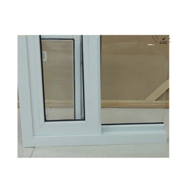 Quality Fixed Ventilator UPVC Sliding Window And Door With Grill Mosquito Mesh for sale