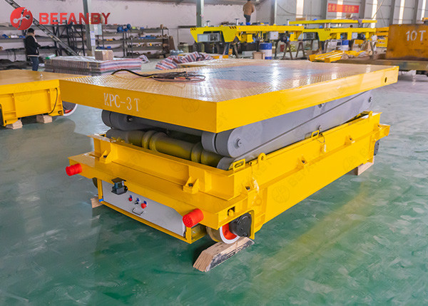 30 Ton Scissor Lift Sliding Line Rail Transfer Trolley