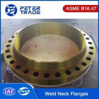 Quality ANSI B16.47 SERIES B Class 900 Large Size Forged Flanges Carbon Steel Weld Neck for sale