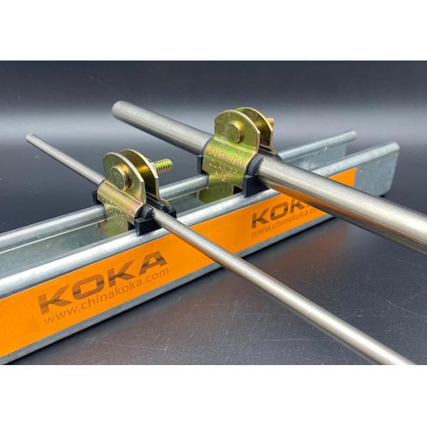 Quality Zinc Plated 3/8'' Strut Mounted Cushion Clamps for sale
