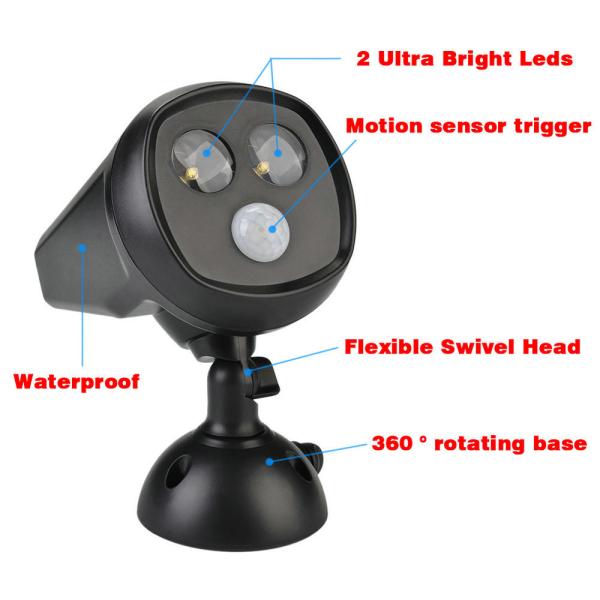 Quality DIM HIGH Modes 3.7V 2000mAh 9W Solar Motion Sensor Wall Light IP65 for sale