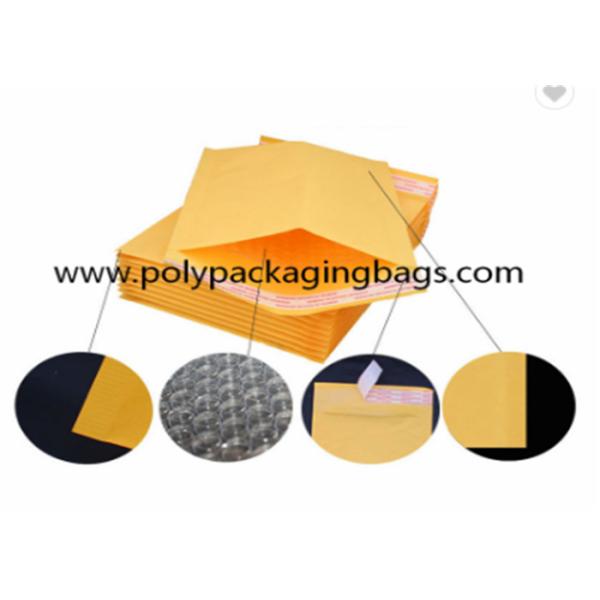 Quality Hot Melt Adhesive Seal Padded Kraft Bubble Envelopes for sale