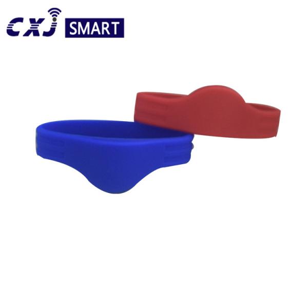 Quality Waterproof RFID NFC Bracelet Silicone Material For Festival for sale