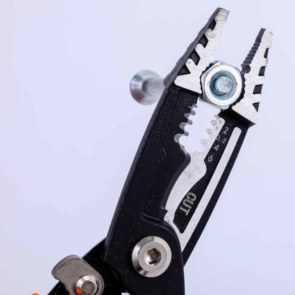 Quality Electrical Cable Stripper Pliers Wire Cutter Stripping Tool 7in1 15mm for sale