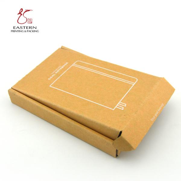 Quality Eastern Black Kraft Paper Corrugated Shipping Boxes E Fute for sale