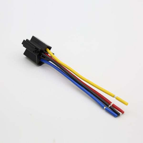 Quality 4 Pin 5 Pin Relay Mounting Base Socket Holder 12V 40A for sale