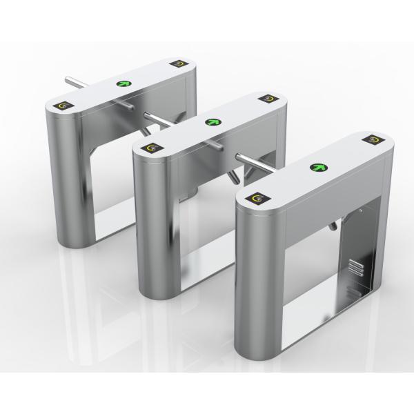 Quality 220V Access Control Turnstile Gate , High Speed Passage Tripod Security Gates for sale