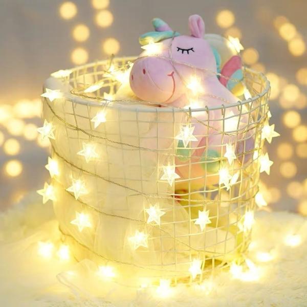 Quality Christmas Decorations 1KG Battery Operated Star Light String Fairy Lights for for sale