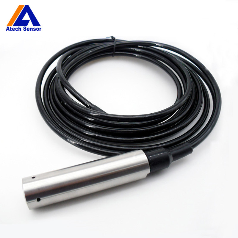 Quality Tank Water Monitoring Submersible Level Sensor 10 - 36VDC Power Supply for sale