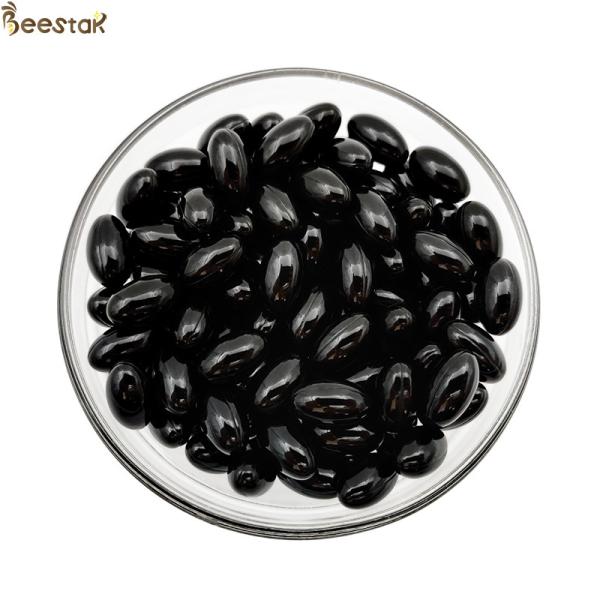 Quality Organic Bee Propolis Capsules - Black Color Propolis Extract Soft Capsule for Immune Enhancement & Antioxidant Rich for sale