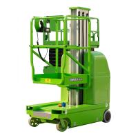 Quality 8m Working Height Vertical Lifting Platform , Single Mast Aerial Work Platform for sale