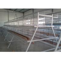 Quality 3 Tier 4 Doors A Frame Layer Cages / Q235 Chicken Battery Cage for sale