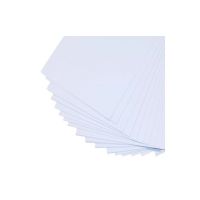 Quality 80gsm White Cardboard 80um White Carton Board 15X15CM for sale