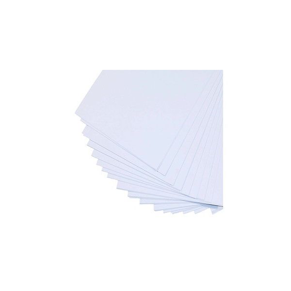 Quality 80gsm White Cardboard 80um White Carton Board 15X15CM for sale